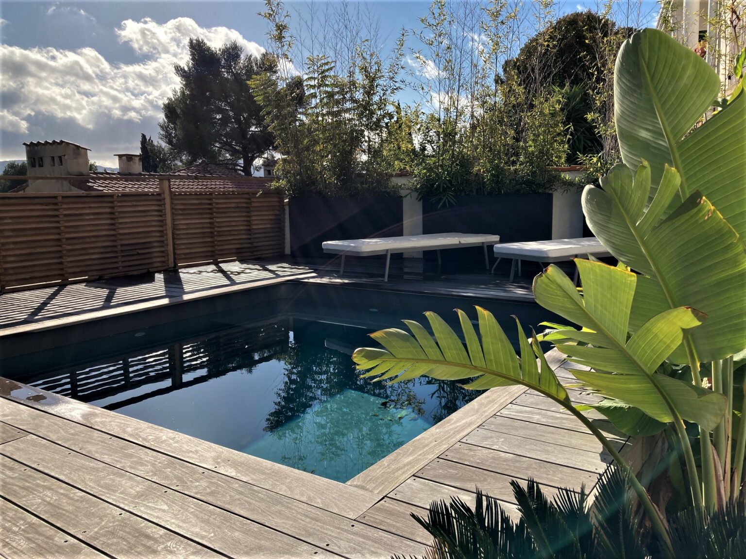 Création de piscine en Provence. Architecte paysagiste Provence